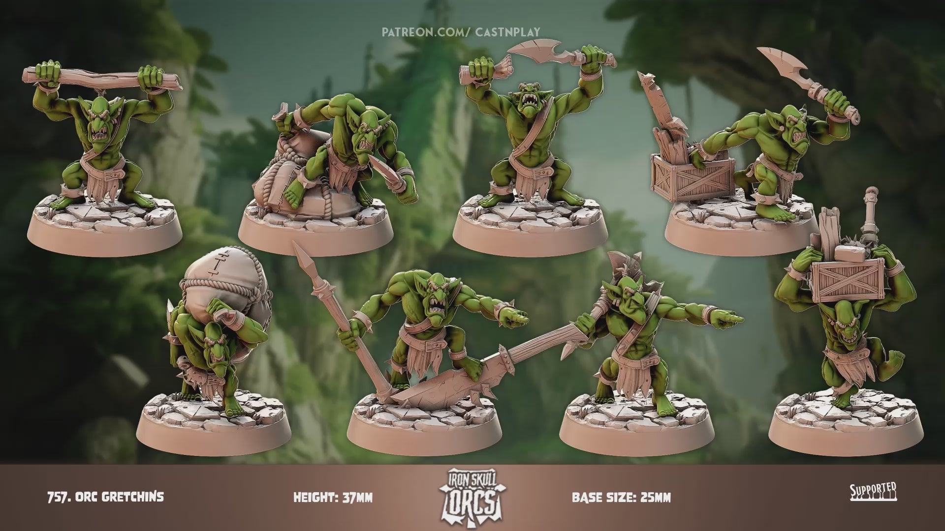 Orc Gretchin | Goblin Miniature | Tabletop Miniature