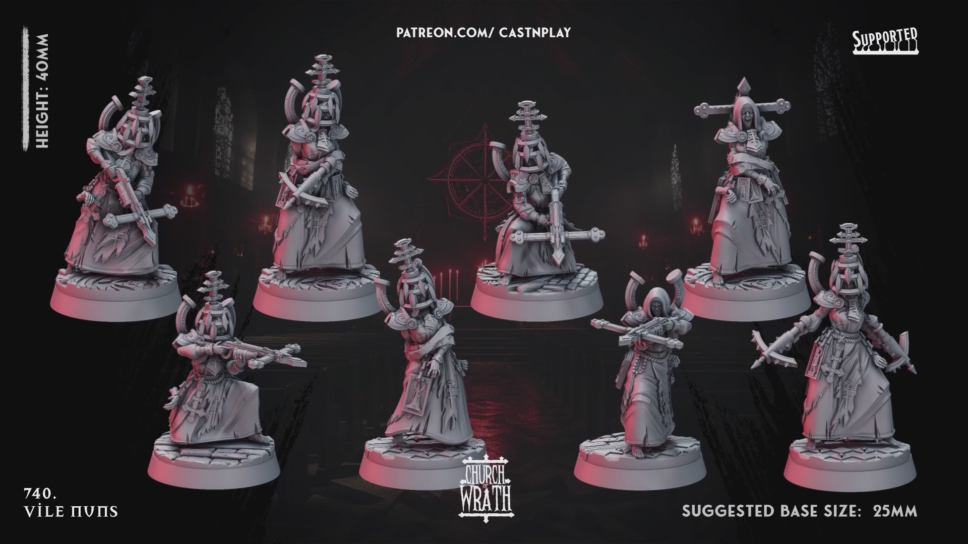 Vile Nuns | Cultist Miniature