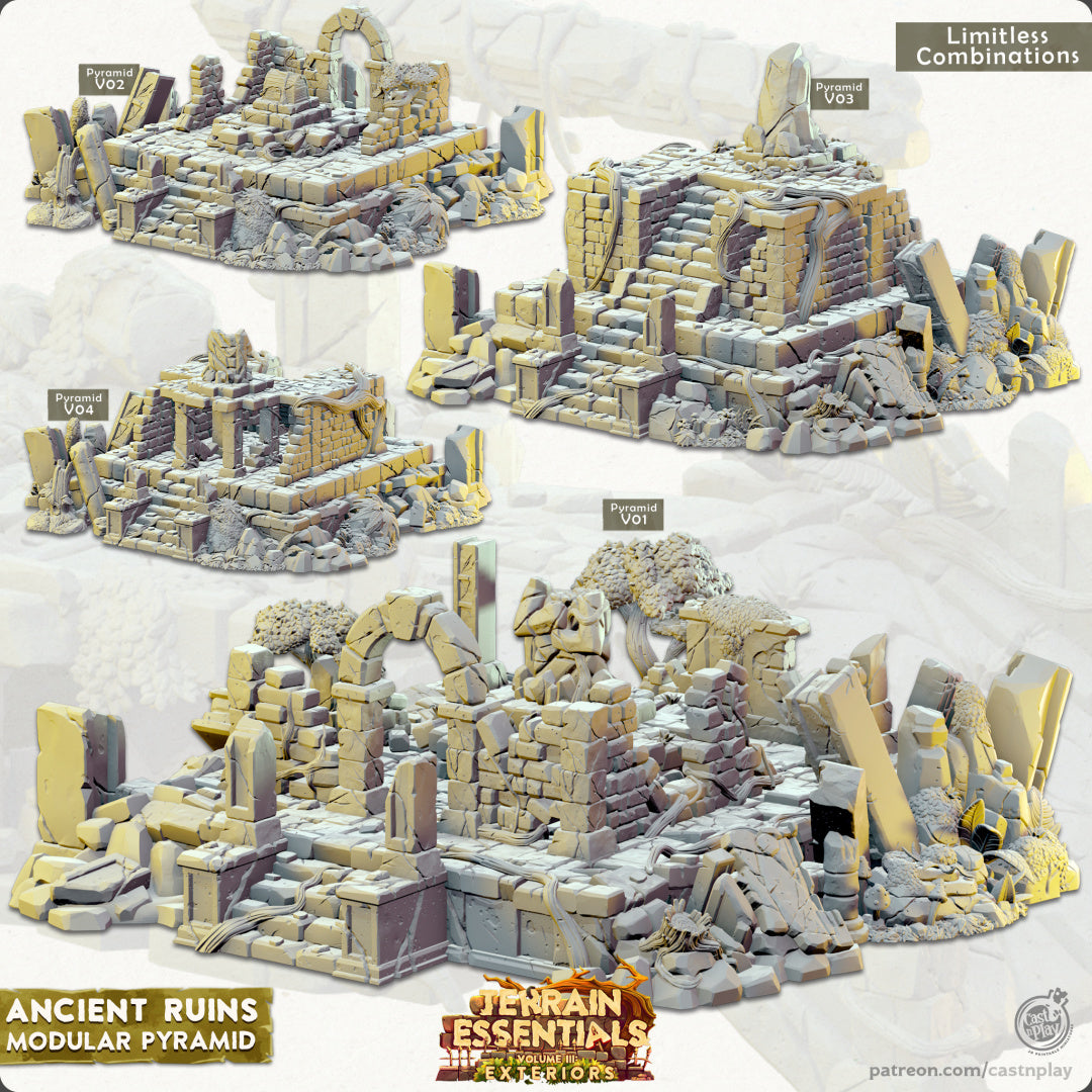 Ancient Ruins Modular Pyramids
